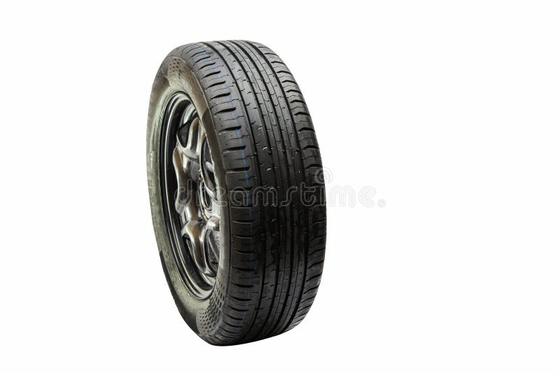 Car wheel isolated stock photo. Image of object, industry - 185155666