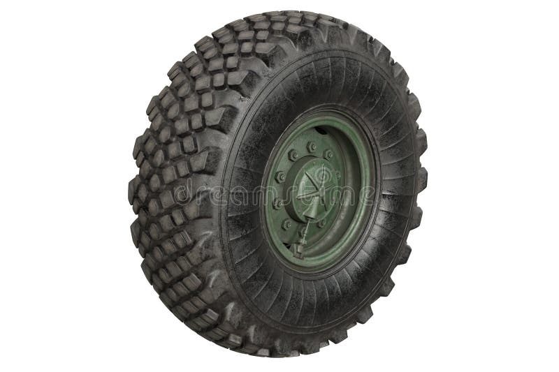 Car wheel military stock illustration. Illustration of automobile ...