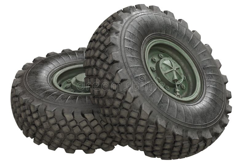 Car wheel military stock illustration. Illustration of drive - 91935977