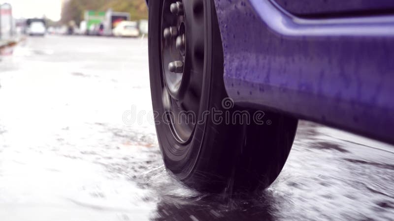 Car wheel moving stock video. Video of cars, closeup - 163359653