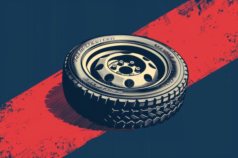 Car wheel, tire shop logo stock image. Image of champion - 349188999