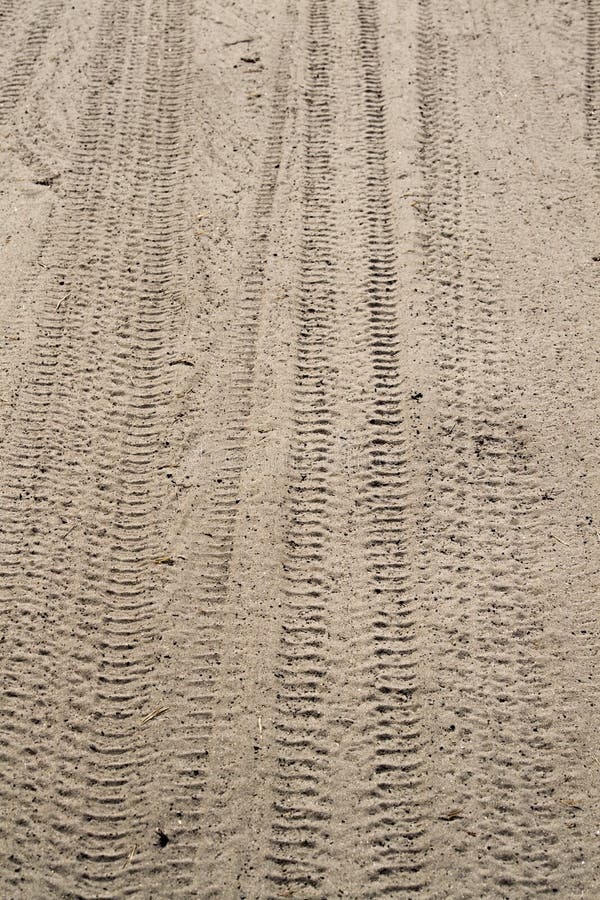 Car Wheel Trail on the Beach Sand Stock Photo - Image of pakistan ...