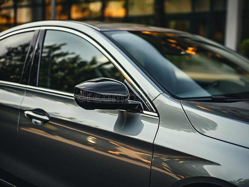 Car Window View from Inside or from Outside Stock Illustration ...