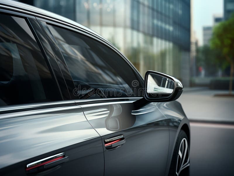 Car Window View from Inside or from Outside Stock Illustration ...