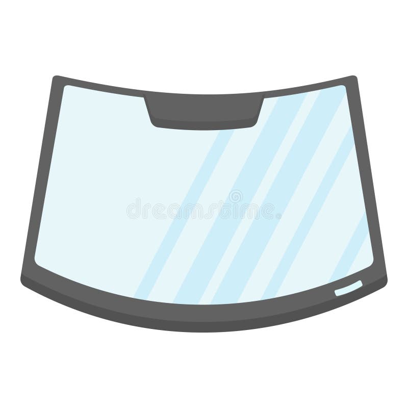 Car Windscreen Icon Cartoon Vector. Auto Spare Stock Vector ...
