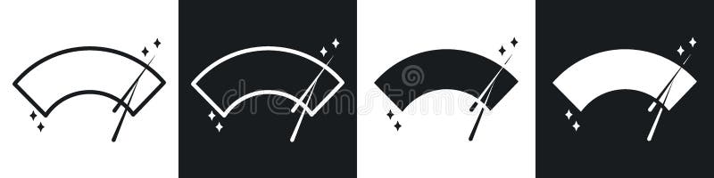 Car Windscreen Wiper Thin Line Icon Set Stock Vector - Illustration of ... Car Windscreen Wiper Thin Line Icon Set Stock Vector - Illustration of ...