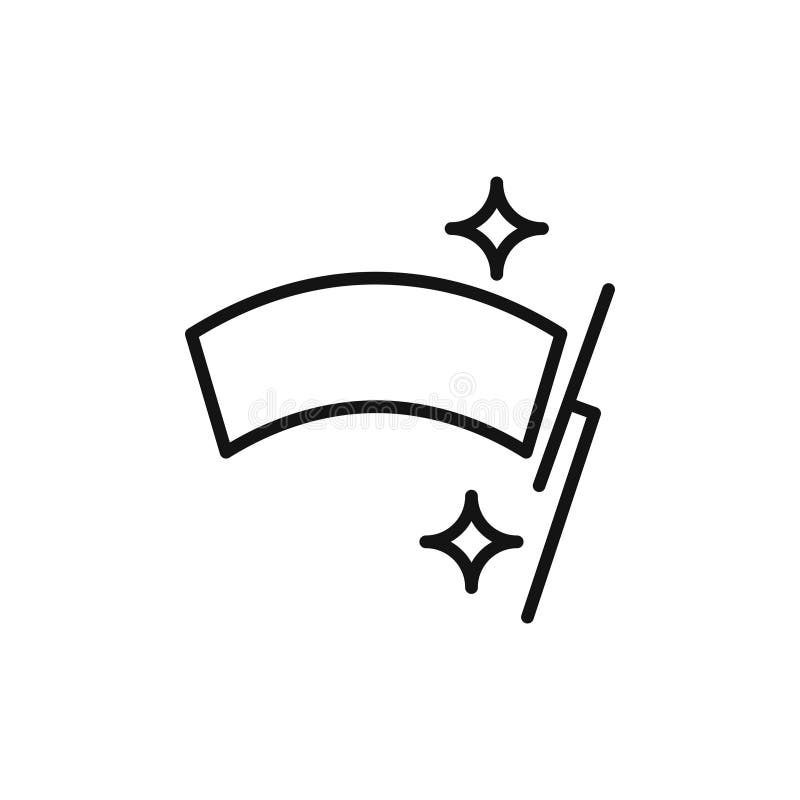 Car Windscreen Wiper Icon Symbol on White Background Stock Vector ...