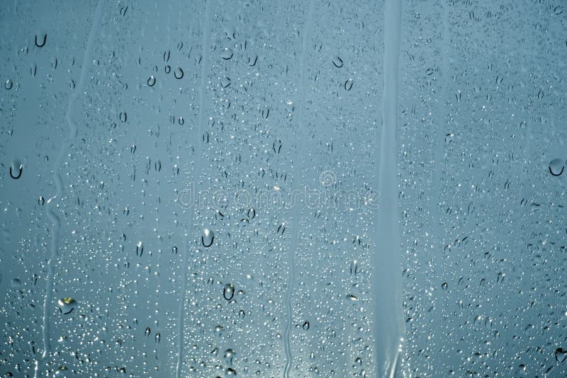 Car Windshield Covered in Raindrops/texture Background Stock Image ...