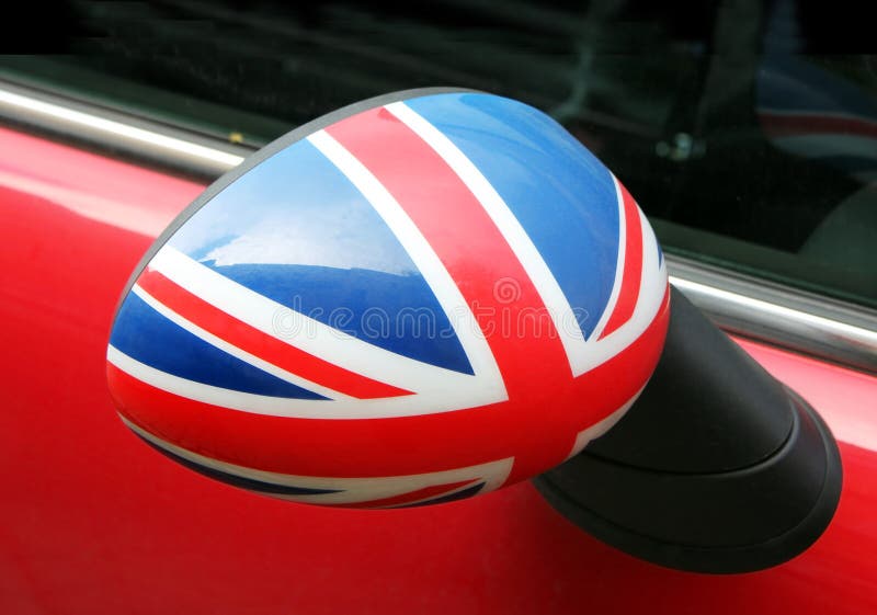 Car Wing Mirror stock image. Image of britain, wing, erope - 19927835