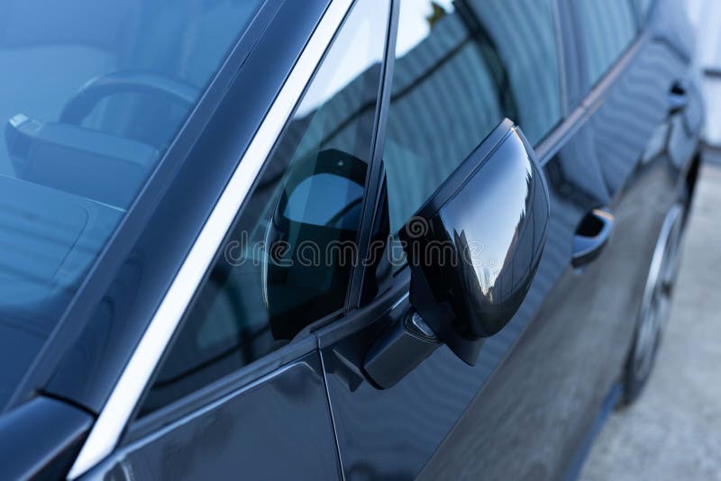 Car Wing Mirror or Side Mirror. Assembly of Mirrors Stock Image - Image ...