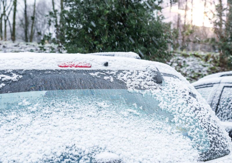 Car in winter stock photo. Image of wenter, automobile - 65031162