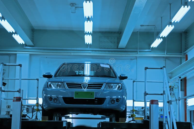 Car in workshop stock photo. Image of service, open, place - 6001186