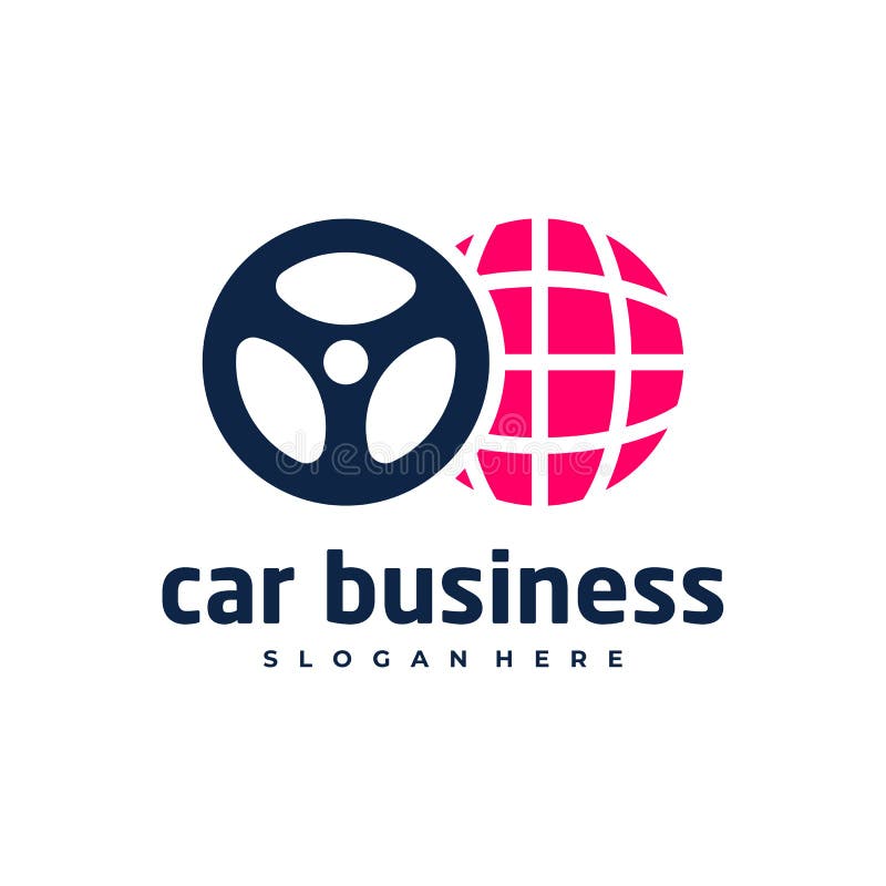 Car World Logo Vector Template, Creative Car Logo Design Concepts Stock ...
