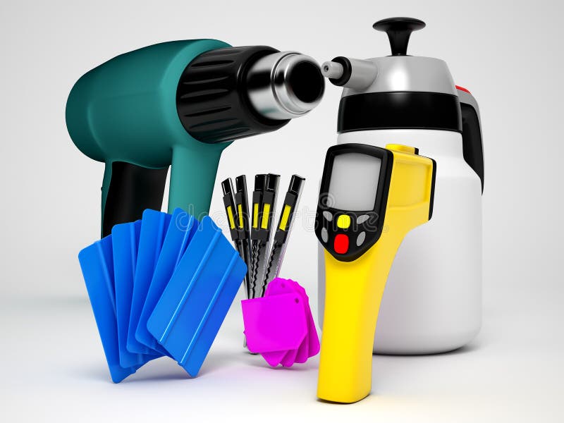 Vehicle Wrapping Tools Stock Illustrations – 207 Vehicle Wrapping Tools ...
