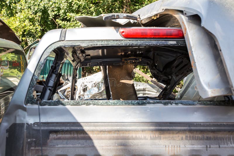 Car wreck stock image. Image of motor, rusty, crash, rust - 81303453