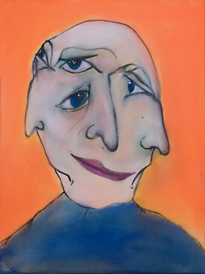 Cara abstracta stock de ilustración. Ilustración de arte - 2803737