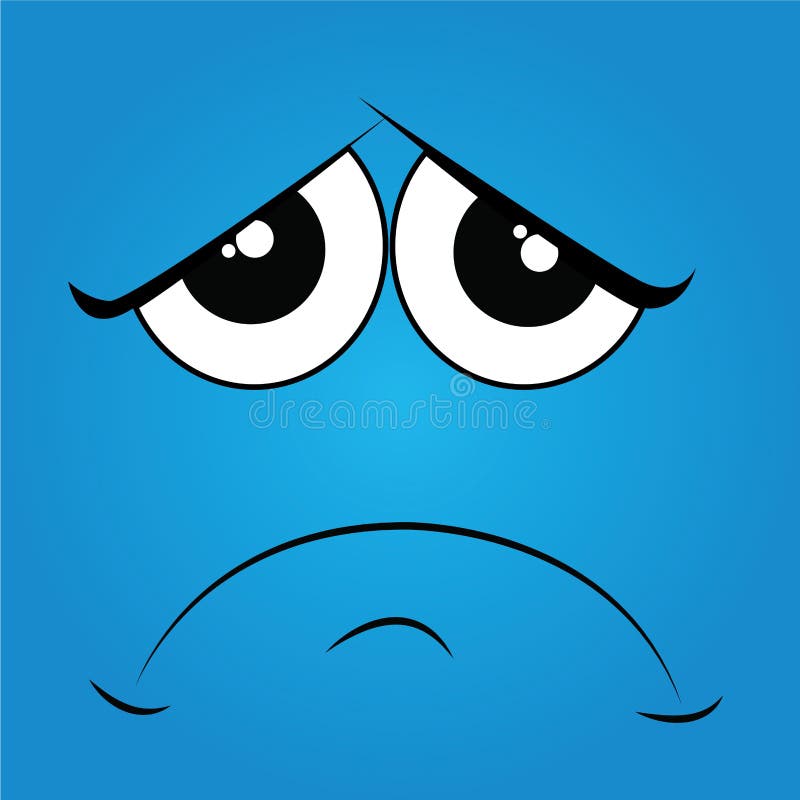 Caras Felizes Das Expressões Dos Desenhos Animados Ilustração do Vetor ...