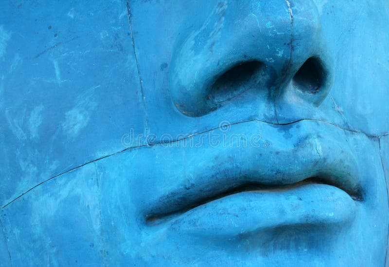 Cara azul del mosaico imagen de archivo. Imagen de arte - 14613947