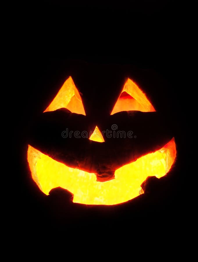 Cara De La Calabaza De Halloween Foto de archivo - Imagen de partido ...
