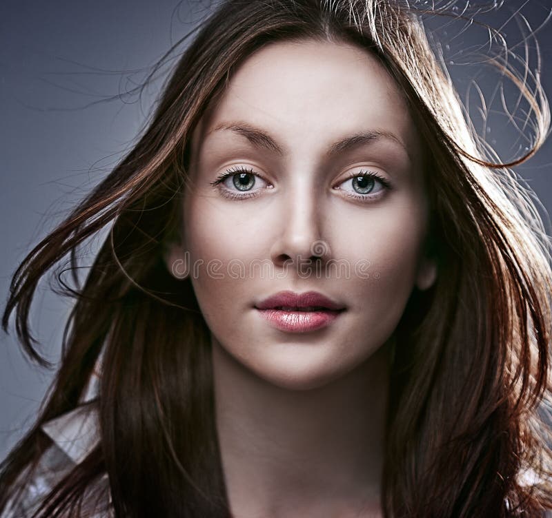 Cara De La Mujer De La Belleza Foto de archivo - Imagen de maquillaje ...