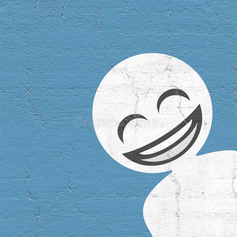 Cara de risa stock de ilustración. Ilustración de riéndose - 109012367