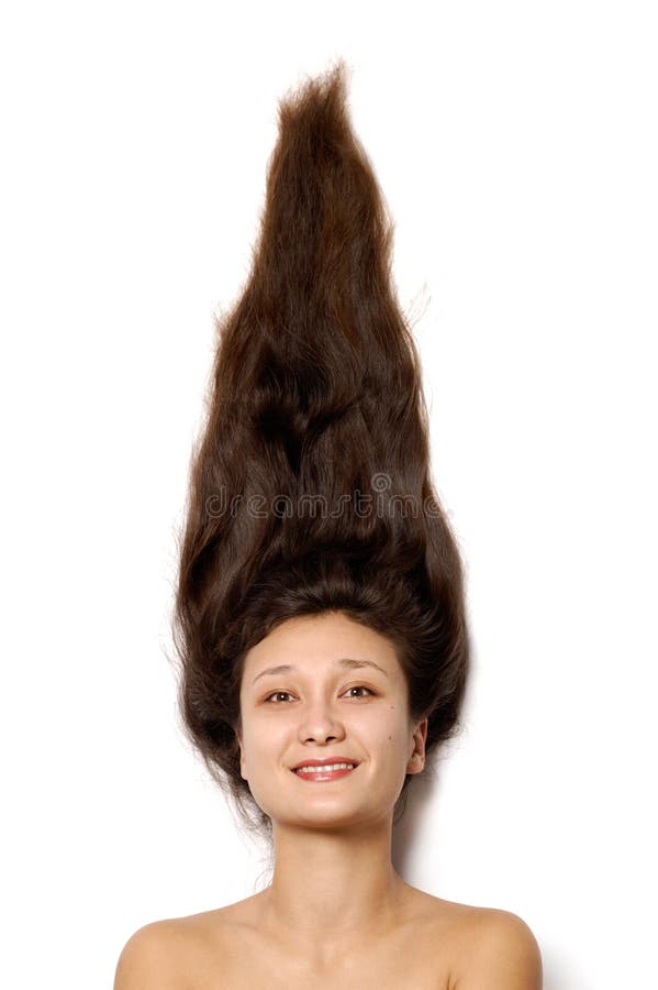 Cara De Sorriso Nova Da Mulher Com Cabelo Marrom Longo Foto de Stock ... Cara De Sorriso Nova Da Mulher Com Cabelo Marrom Longo Foto de Stock ...
