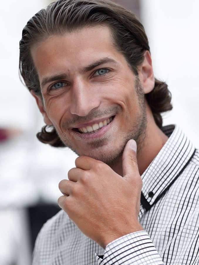 Cara De Uma Pessoa Bem Sucedida Foto de Stock - Imagem de sorrir ...