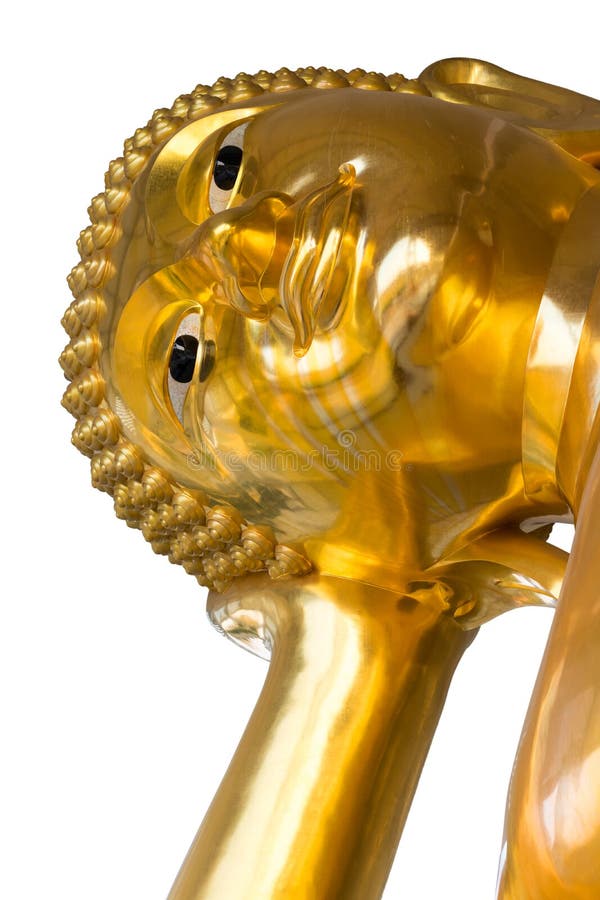 Cara Del Primer De Un Buda Durmiente Foto de archivo - Imagen de ...