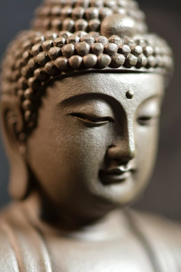 A Cara Do Zen Do Buda-estilo Imagem de Stock - Imagem de escultura ...