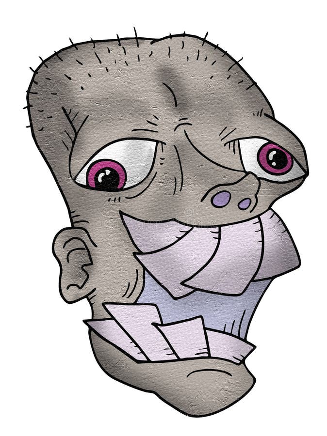 Cara fea ilustración del vector. Ilustración de persona - 48538285