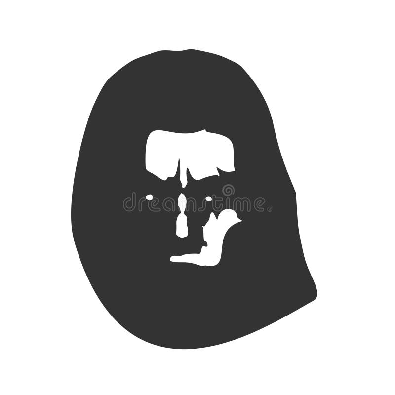 Cara fea demoníaca ilustración del vector. Ilustración de horror - 96595578