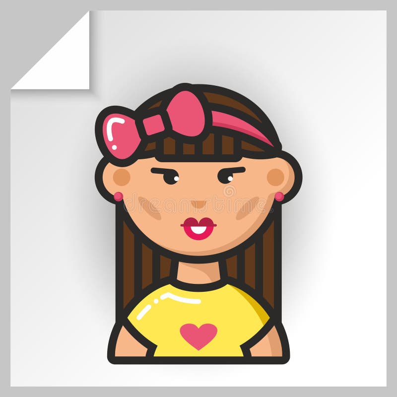 Cara icons_12 de la gente ilustración del vector. Ilustración de avatar ...