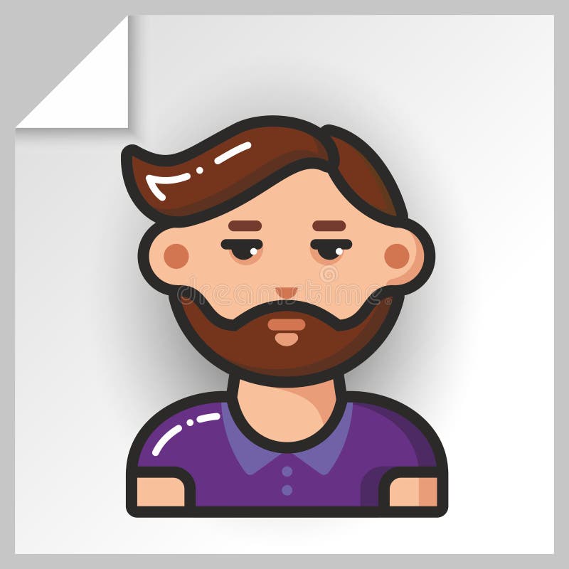 Cara icons_4 de la gente ilustración del vector. Ilustración de icono ...