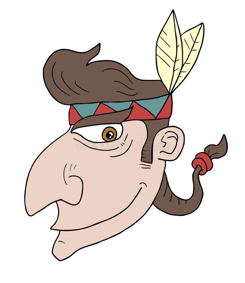 Cara indiana ilustração do vetor. Ilustração de naturalness - 50231986