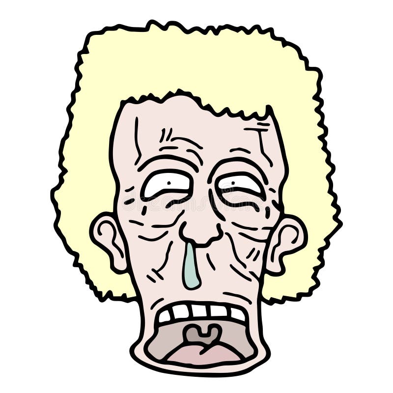 Cara loca ilustración del vector. Ilustración de mudo - 26746522