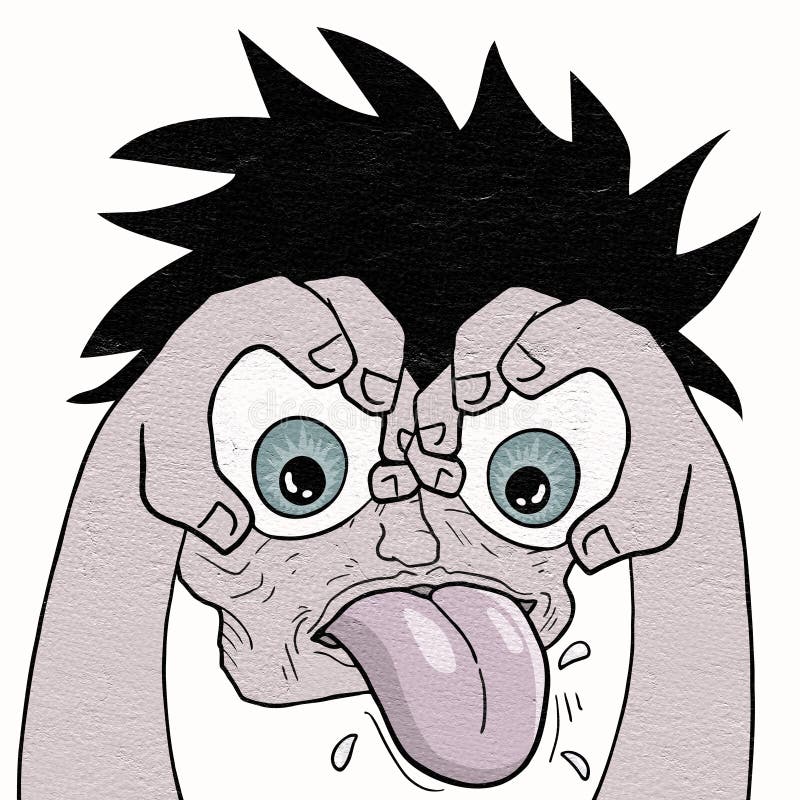 Cara Loca Ilustraciones Stock, Vectores, Y Clipart – (2,010 ...