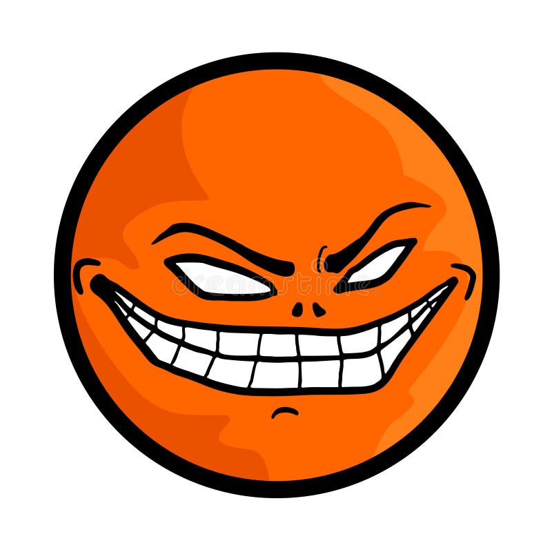 Cara loca ilustración del vector. Ilustración de loco - 60030946