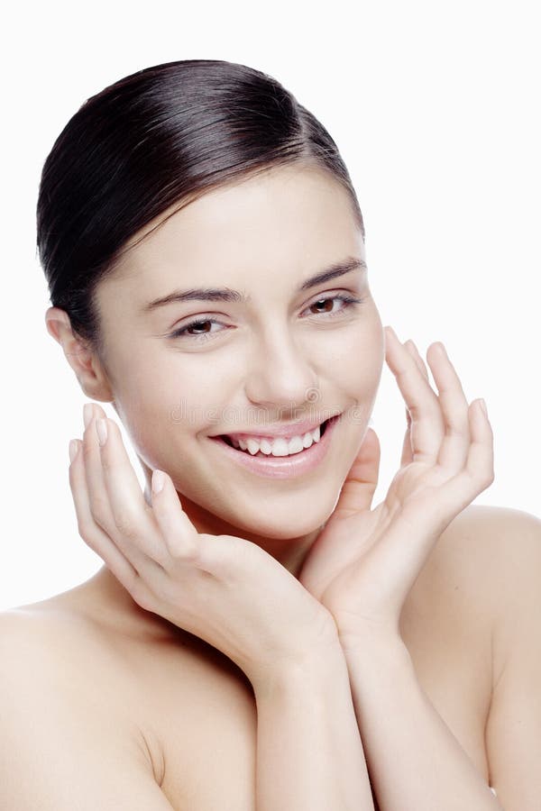 Cara natural imagen de archivo. Imagen de skincare, belleza - 24546491