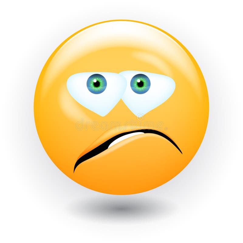 Emoción De Emoji De La Culpabilidad Ojos Expresivos Ilustración del ...