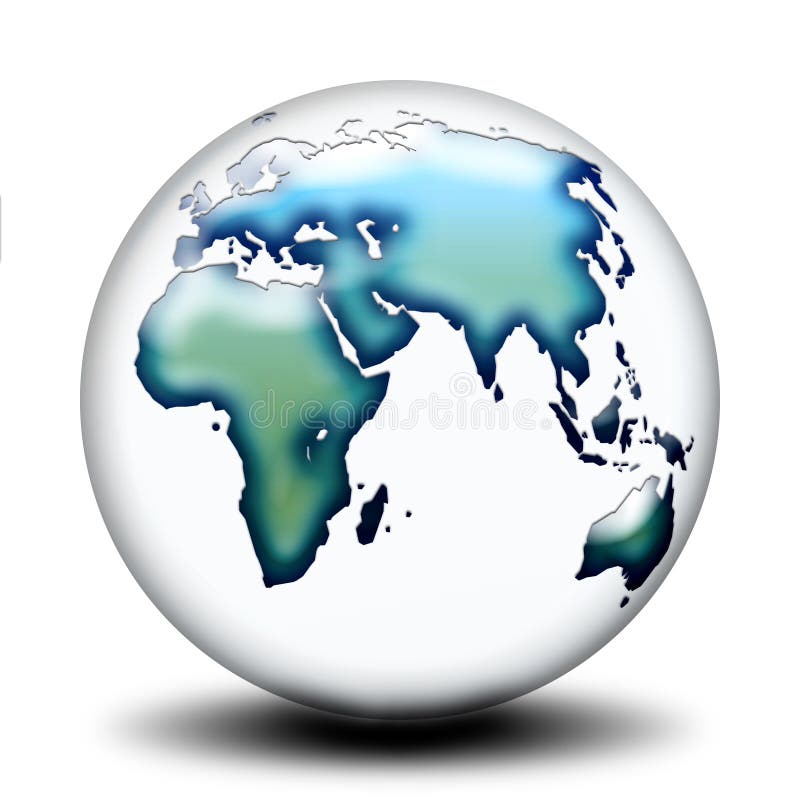 Cara Transparente a Del Mundo Stock de ilustración - Ilustración de ...