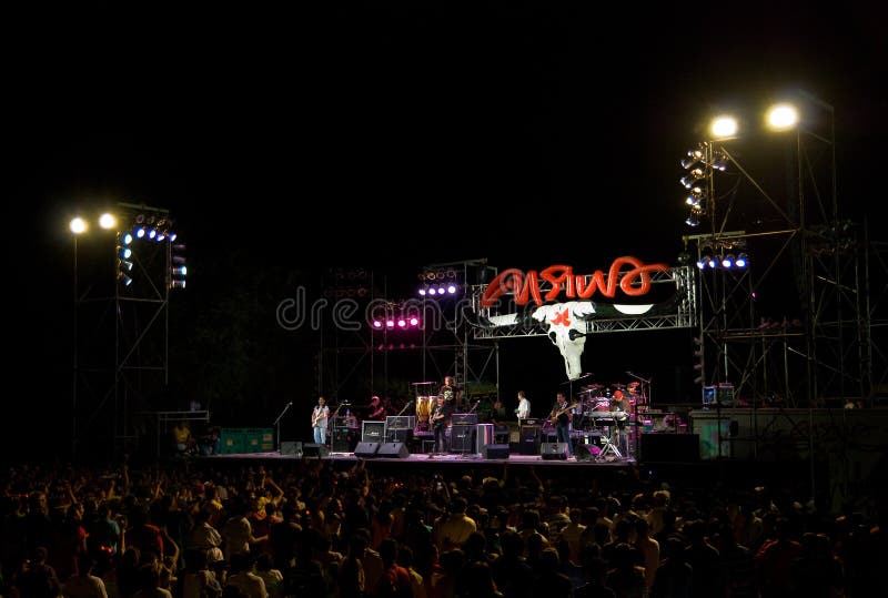 Carabao in Concert in Satahip, Thailand Editorial Photography - Image ...