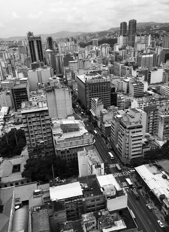 Caracas view editorial photo. Image of city, high, black - 92839206