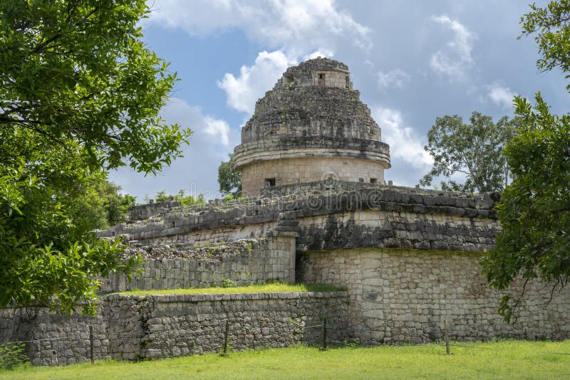 Mexico - Yucantan Peninsula - Chichen Itza - the Caracol Stock Image ...