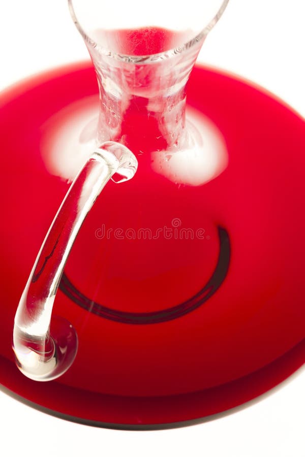 Carafe with red wine stock image. Image of inside, full - 203356111