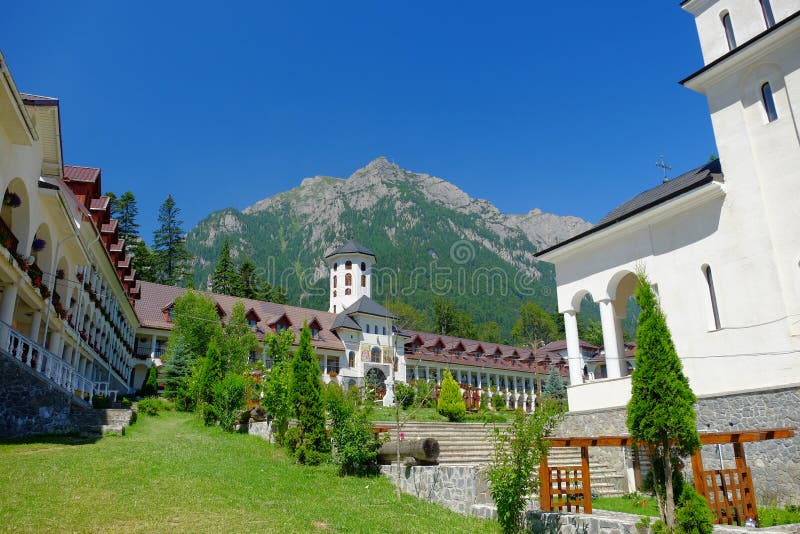 Caraiman Monastery editorial stock image. Image of peaks - 74684049