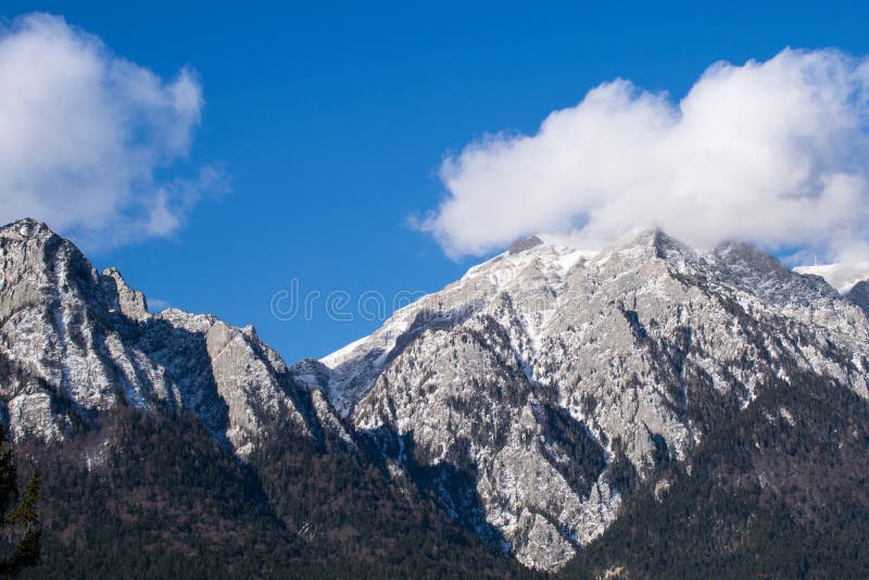 Caraiman Mountain, Bucegi, Romania Stock Image - Image of mountain ...