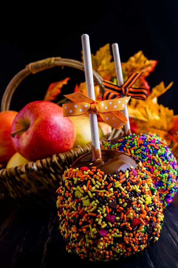 Caramel apple stock photo. Image of color, confection - 34287588