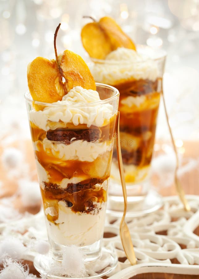 Caramel Apple Parfait stock photo. Image of food, mousse - 16890048