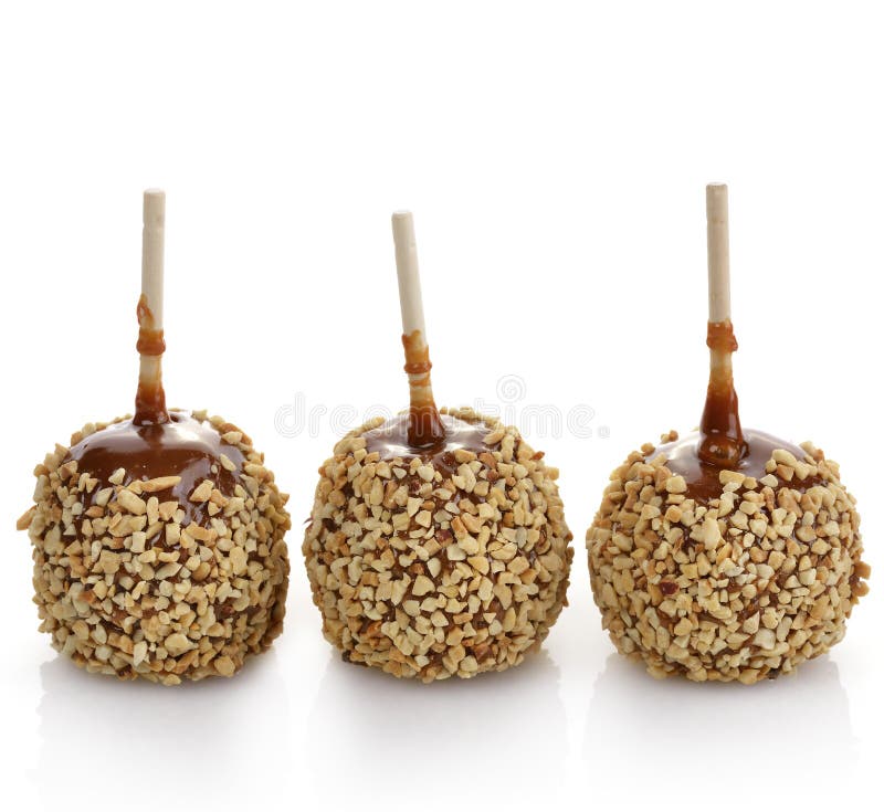 Caramel Apples stock photo. Image of nuts, caramel, apple - 27112862