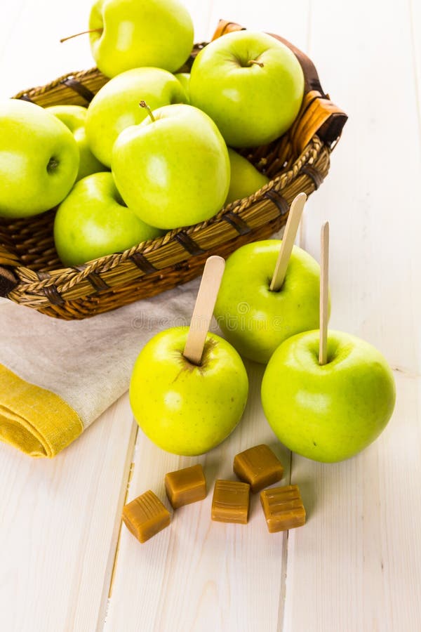 Caramel Apples stock photo. Image of candy, fall, dessert - 59571266